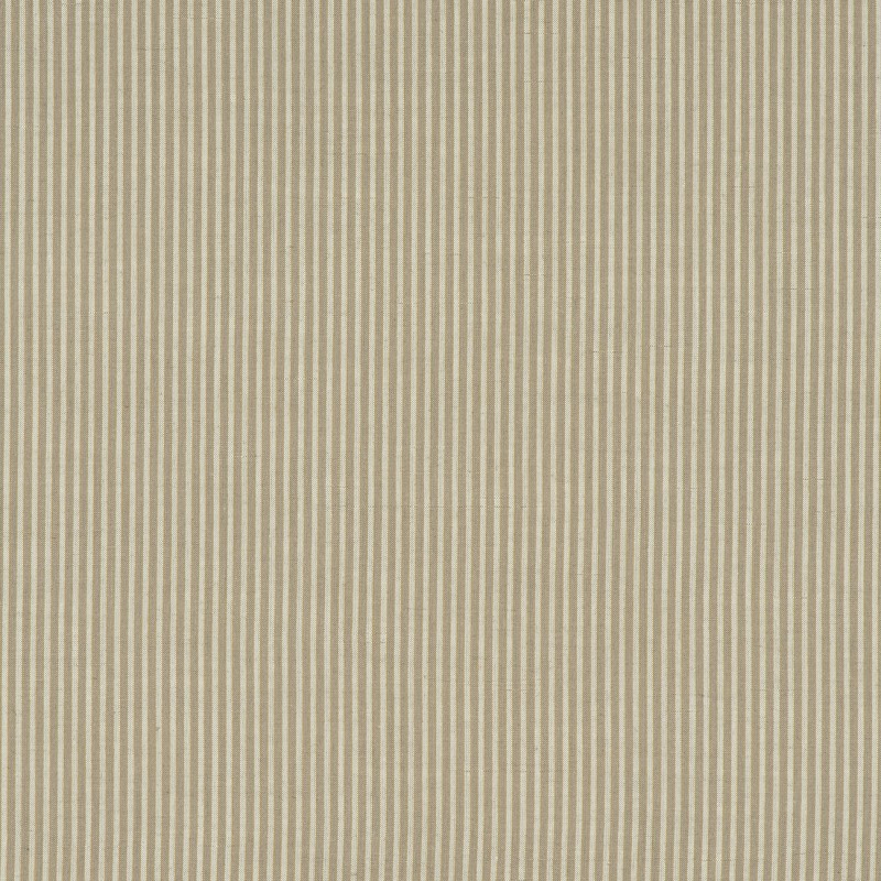 Tissu rayé jaune mimosa Luneray en lin LNR601