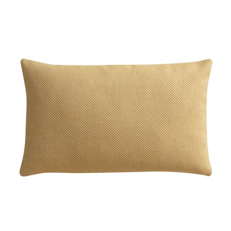 Coussin rectangle jaune Tesselle en coton hc869